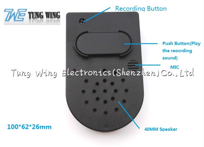 U Shaped Recordable Sound Module for Plush Toy , Stuffed Animals